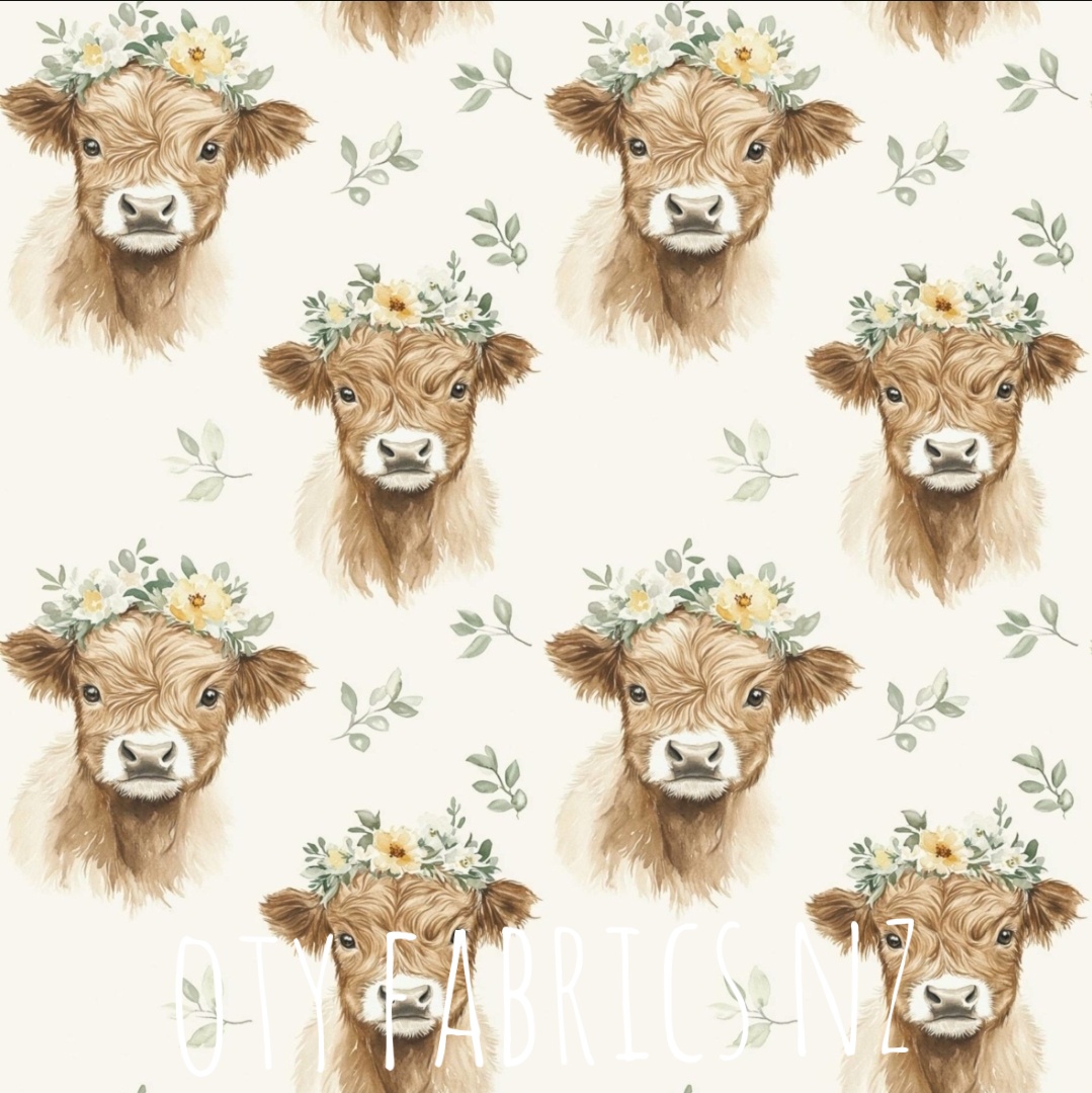 Floral crown highland - OTY | CUSTOM PRINTED FABRIC, SOLIDS AND NOTIONS